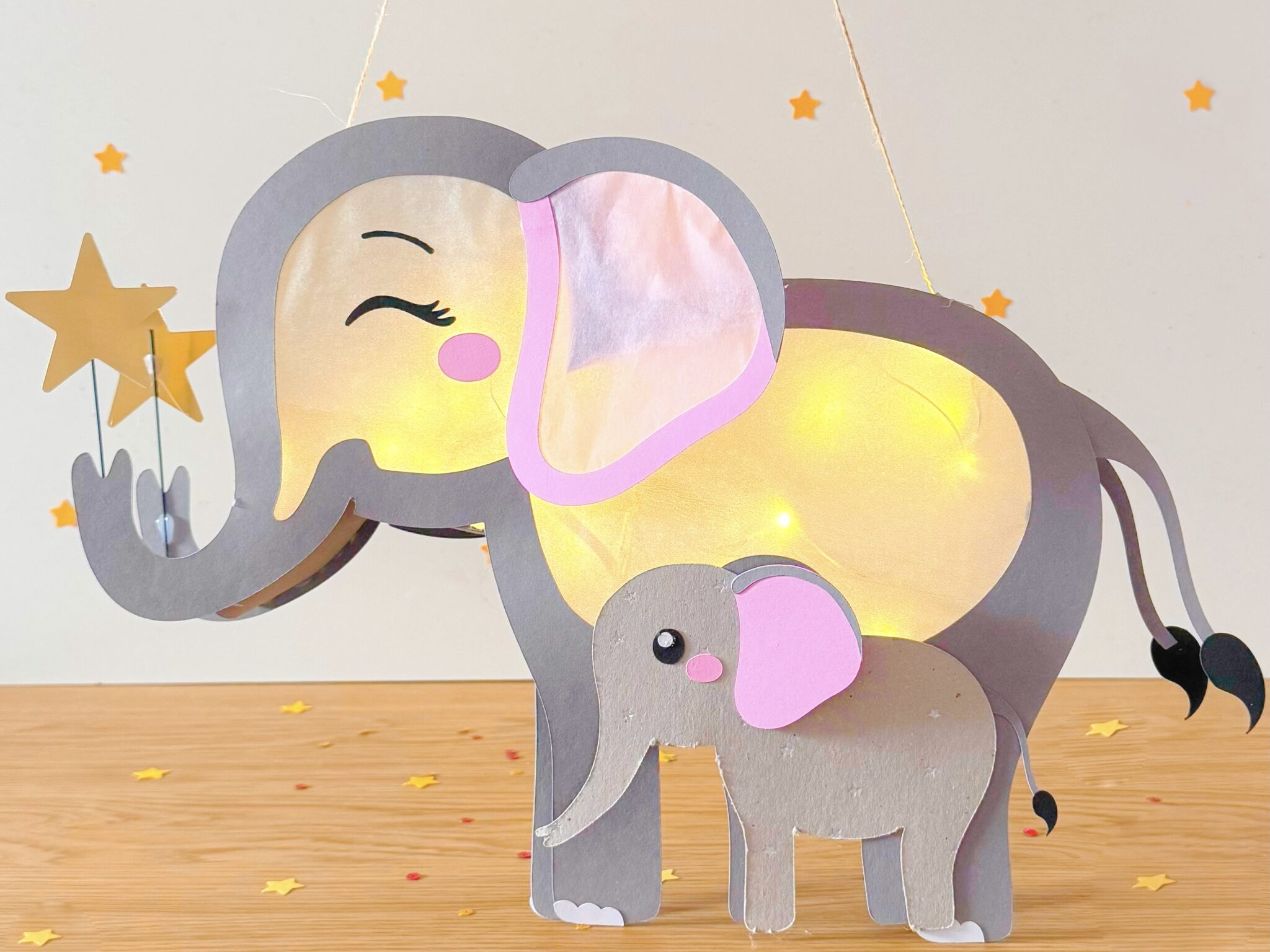 Reh Laterne basteln | Hej Maiken - Kreativ mit Kindern