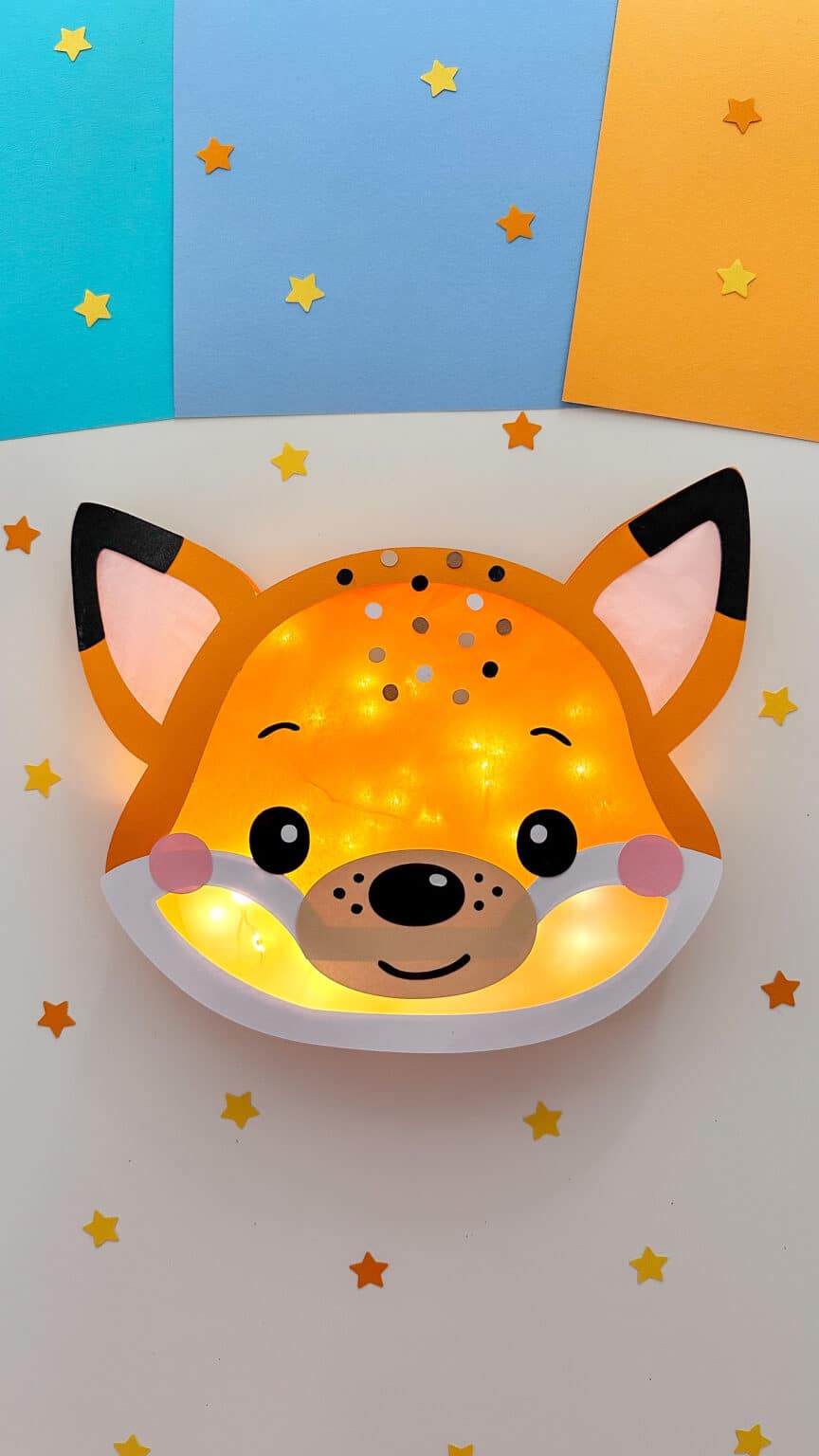 Fuchs Laterne basteln | Hej Maiken - Kreativ mit Kindern